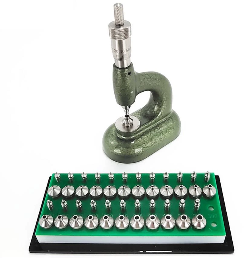 Watchmaker's Jewelling Tool With Micrometric Screw And Pump Pusher ...