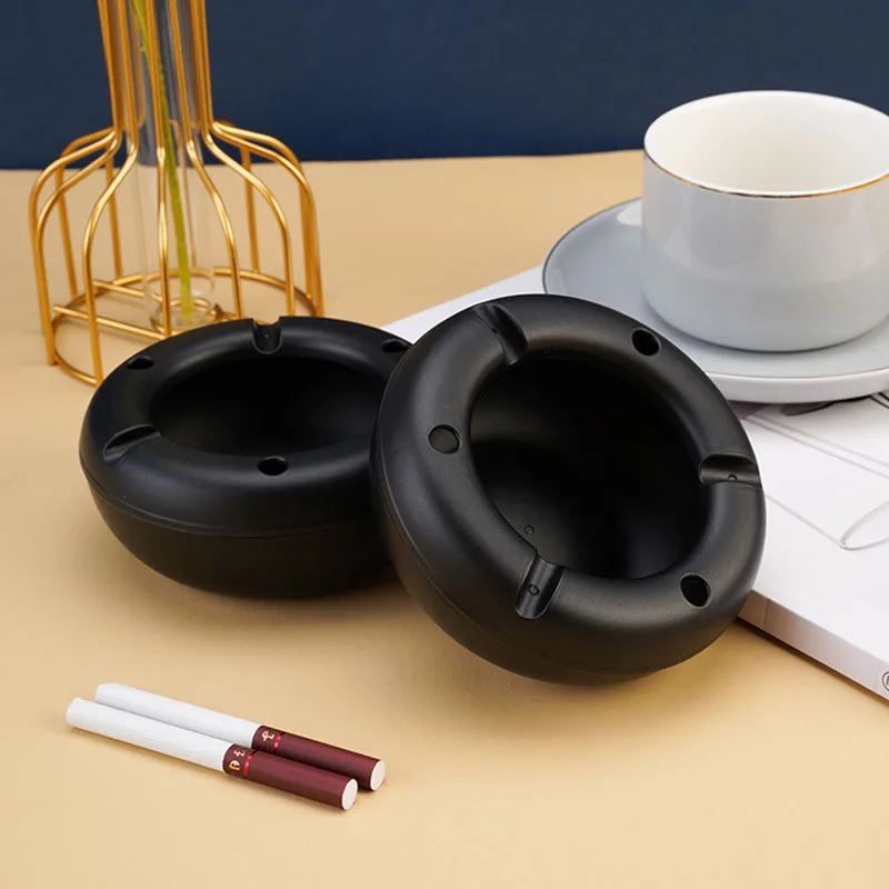 GBSC Cenicero redondo a prueba de viento, accesorio de humo para el hogar, respetuoso con el ...