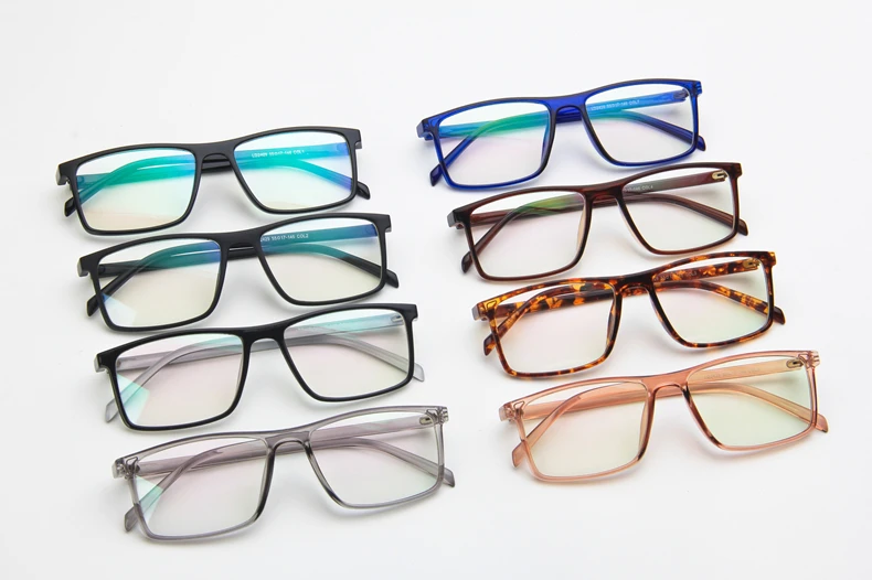 Прямоугольник, синий светильник, очки для мужчин, прозрачные ...