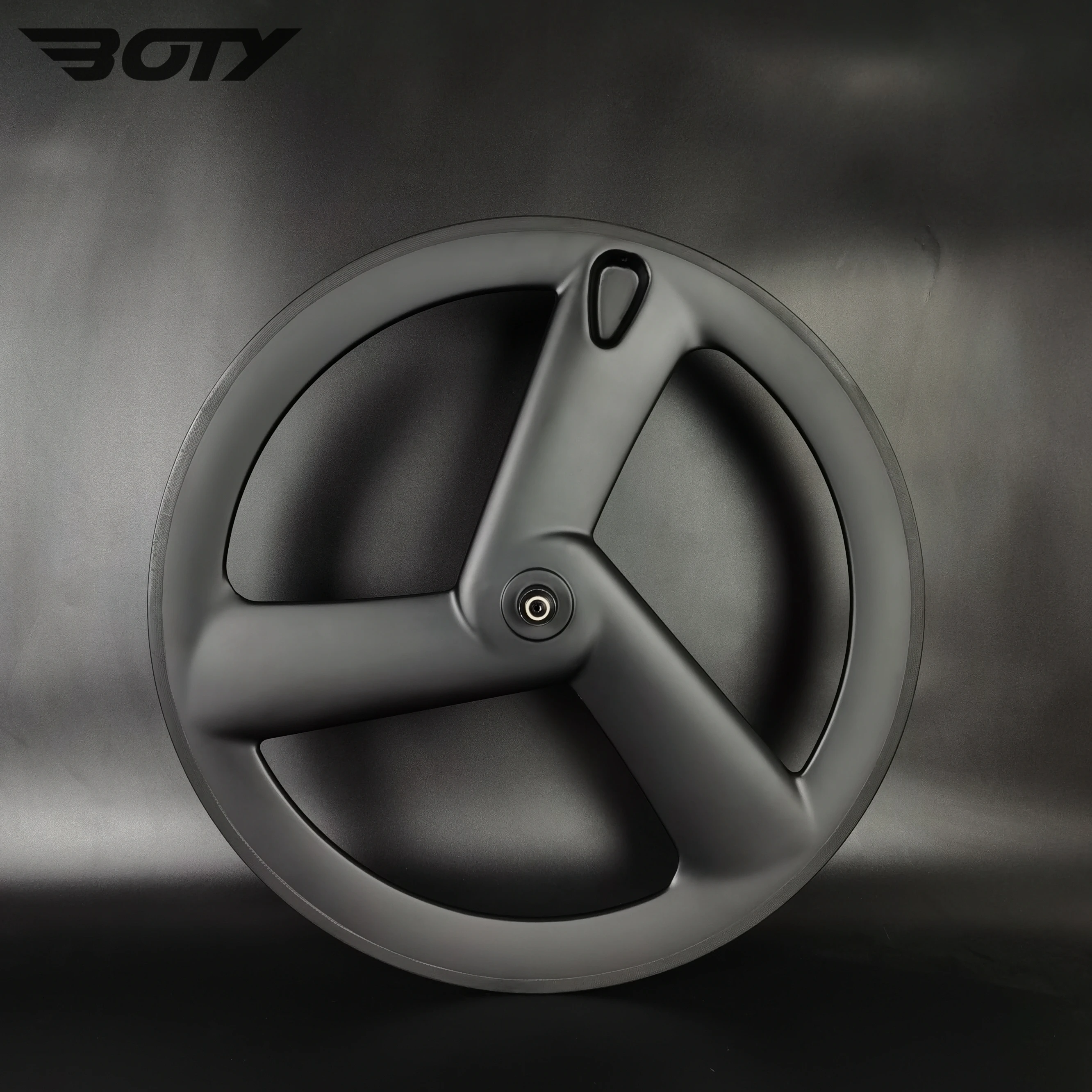 700C-3-spoke-carbon-wheels-60mm-depth-23mm-width-clincher-tubular-tri ...