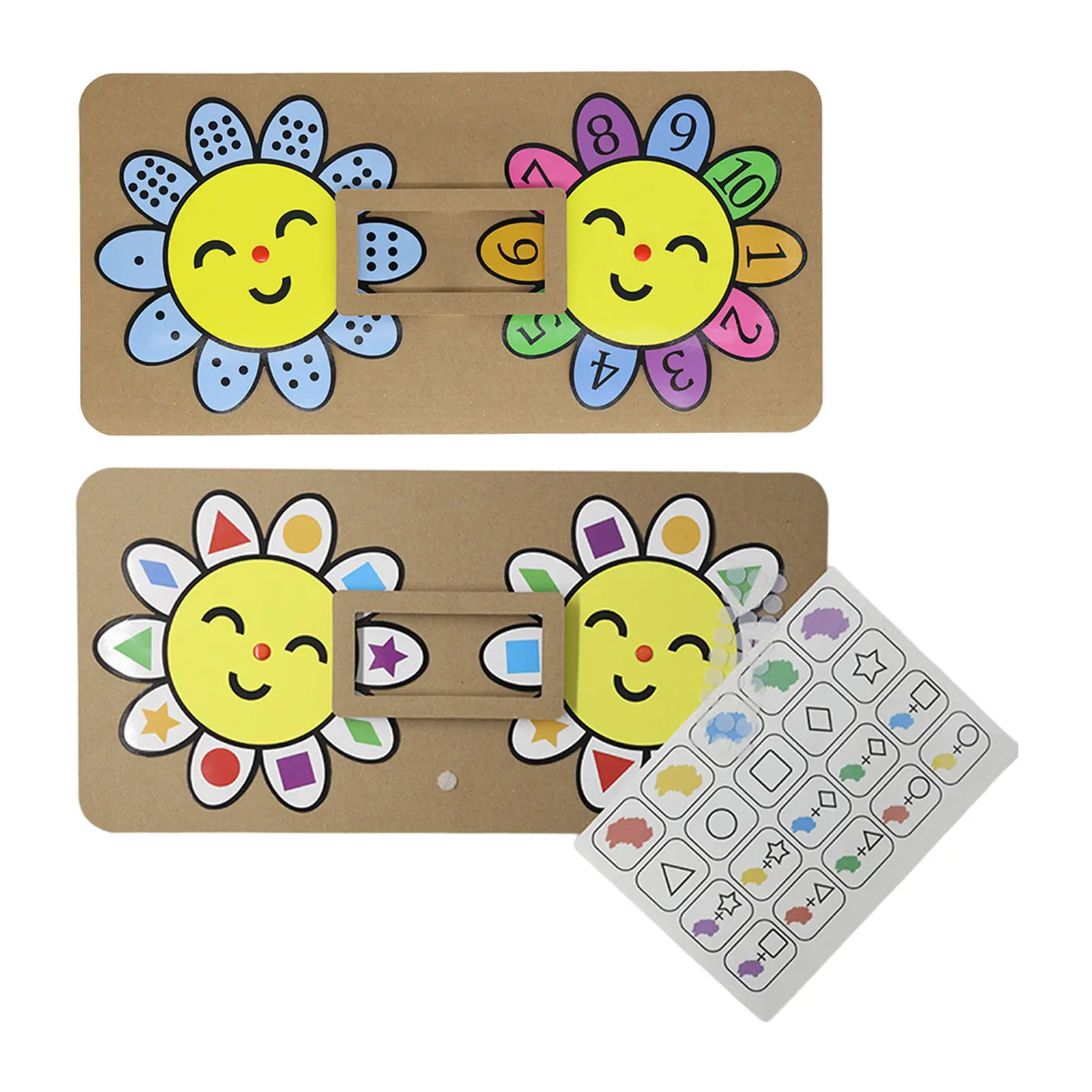 Flower Shapes To Color