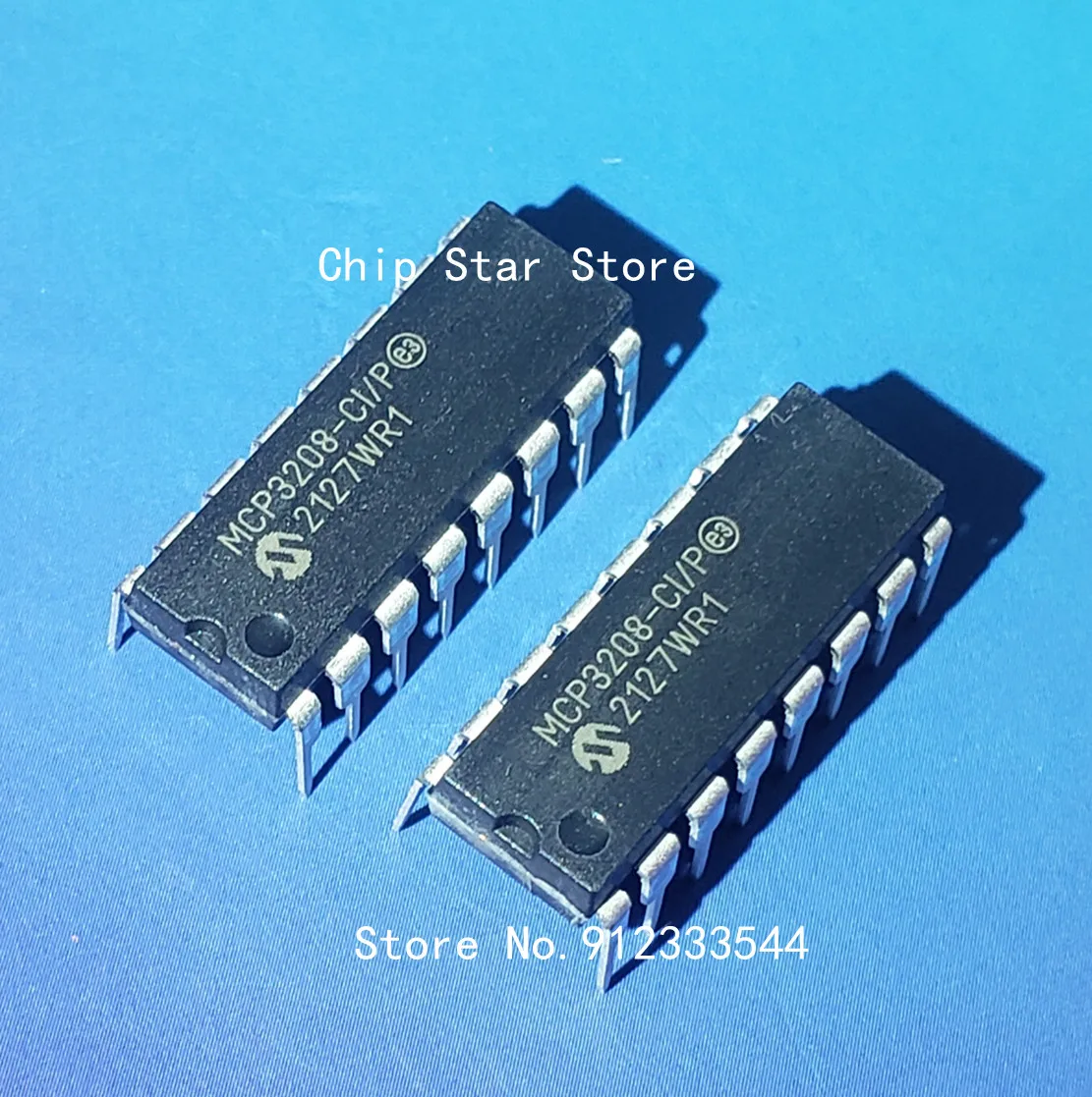 1-50pcs MCP3208-CI/P MCP3208 DIP28 Analog To Digital Converter 100%New And Original