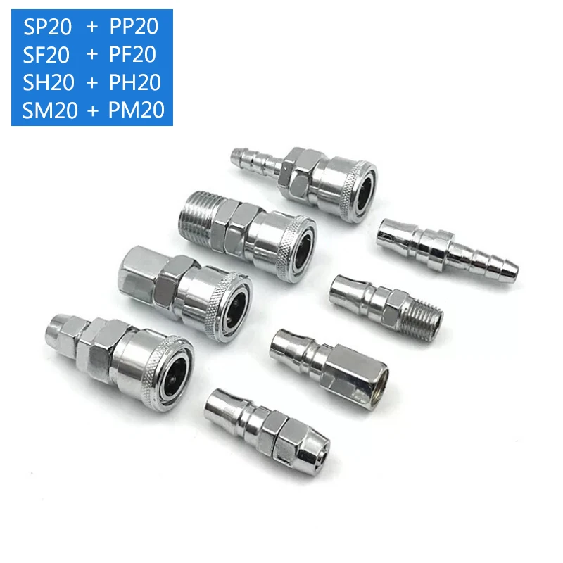 Pneumatic-Fitting-C-Type-High-Pressure-Coupling-PP20-SP20-PF20-SF20 ...