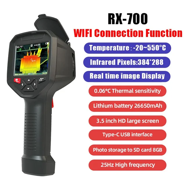 A-BF Infrared Thermal Imager RX-700 WIFI Industrial Thermal Camera PCB ...