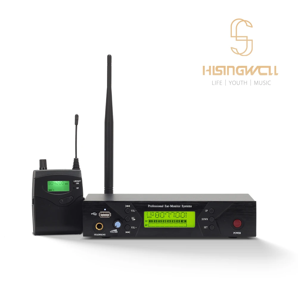 HISINGWELL-UHF-Metal-Housing-Wireless-Audio-Monitoring-System-Suitable ...