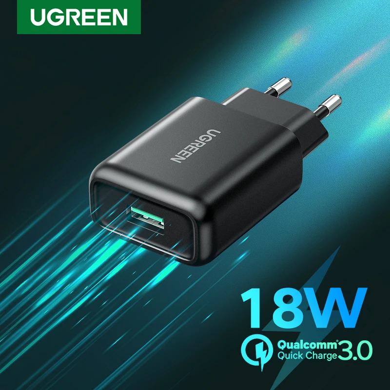 UGREEN-18W-USB-Charger-QC3-0-Quick-Charge-3-0-QC-Fast-Wall-Charger-for ...