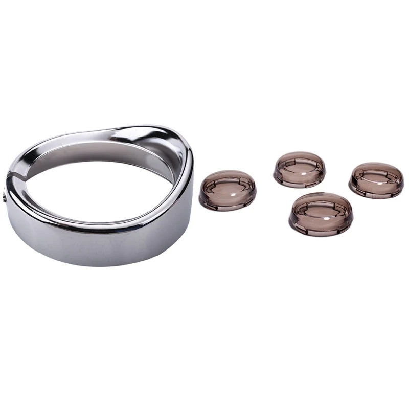 5 Pcs Motorcycle Accessories: 4 Pcs Turn Signal Light Indicator Lens ...