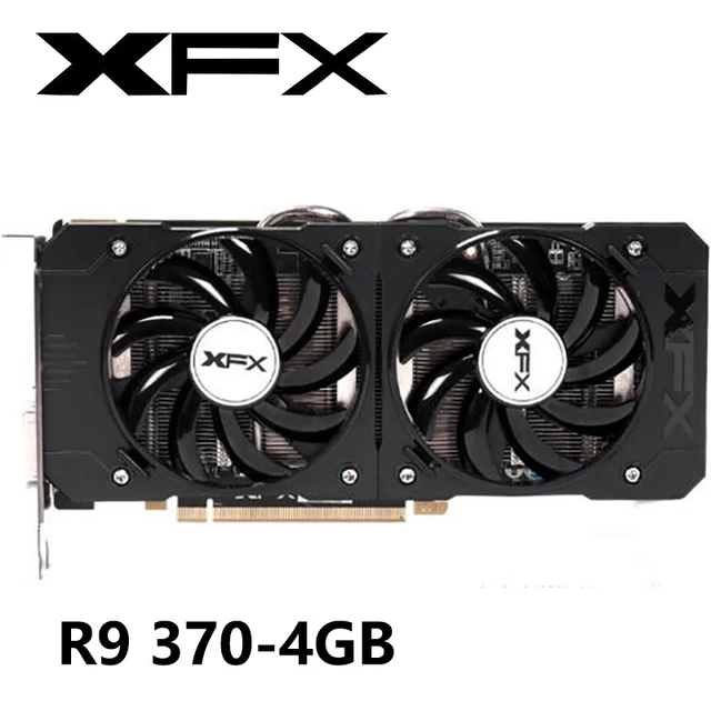 XFX Video Card R9 370 4GB 256Bit For AMD Radeon R9 370X 370 4GB ...
