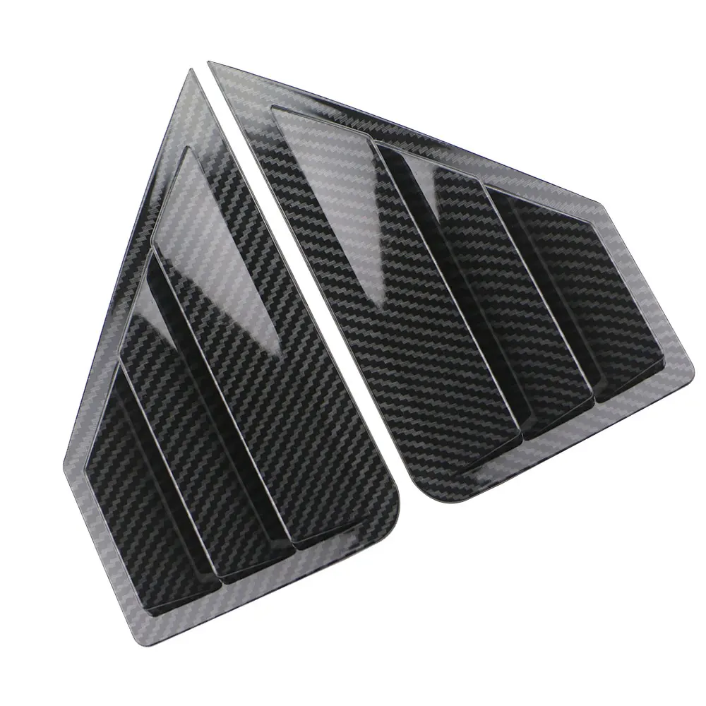 Car ABS Sticker Rear Triangular Window Shutters Cover Trim for Toyota C ...