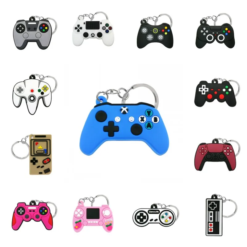 1PCS PVC new style Game Machine Keychain & Keyring Cute Gamepad ...