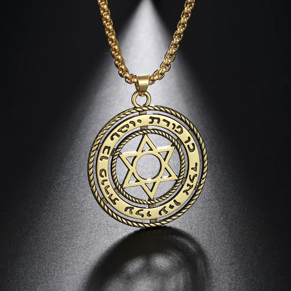 Likgreat Spupernatural Hollow Out Star Of David Pendant Necklace Seal ...