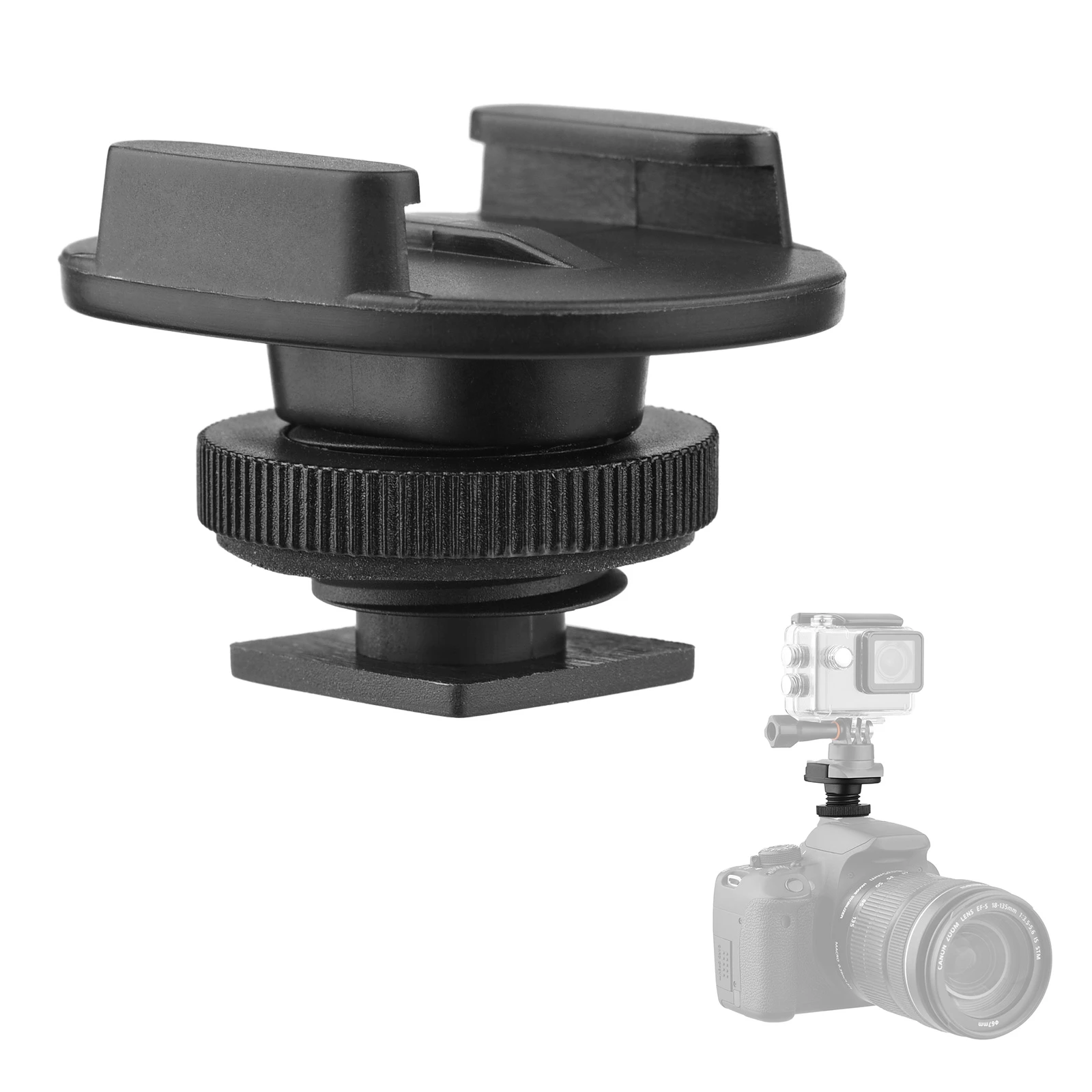 Cold Shoe Mount 1/4 Screw Hole | Camera Mount Cold Shoe Action - 1/2 ...