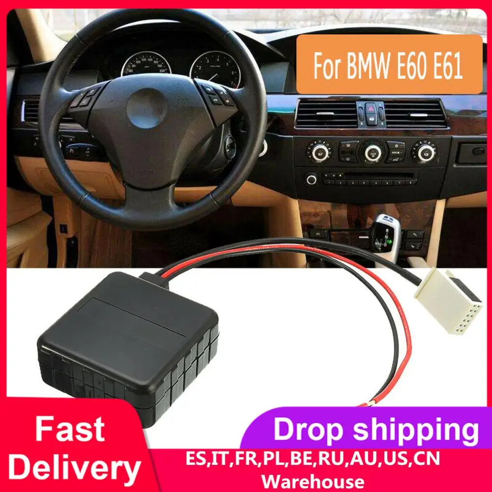 Cable adaptador de Radio Estéreo con Bluetooth para BMW, receptor Aux, E60, E61, E63, E64, E83 ...