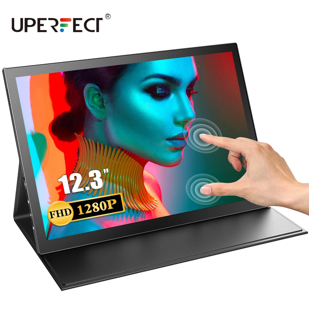 UPERFECT-Portable-Monitor-Hdmi-Touch-Screen-12-3inch-PC-PS4-Xbox-360 ...