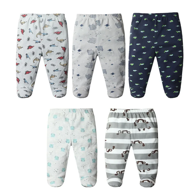 5PCS-lot-Baby-Pants-100-Cotton-Spring-Autumn-Footed-Infant-Toddler ...