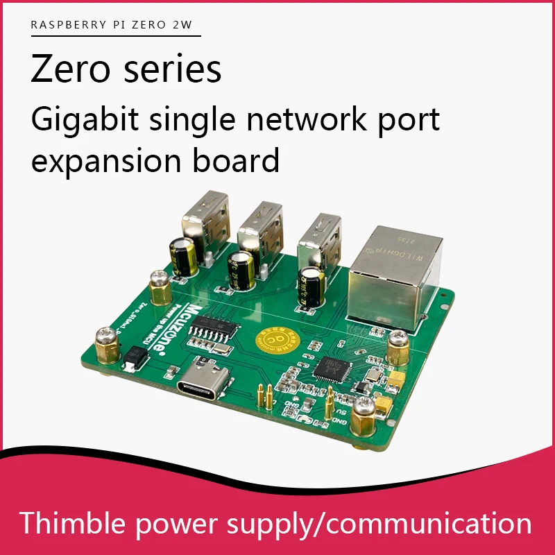 Raspberry-Pi-Zero-2W-Gigabit-Single-Netword-Expansion-Board-USB ...