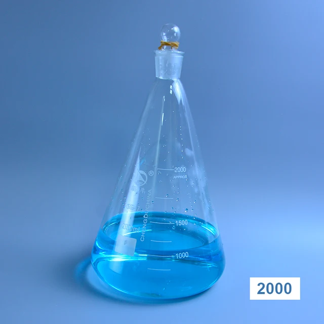 Erlenmeyer Flask 250ml 2000ml Erlenmeyer Flask - Borosilicate Glass ...