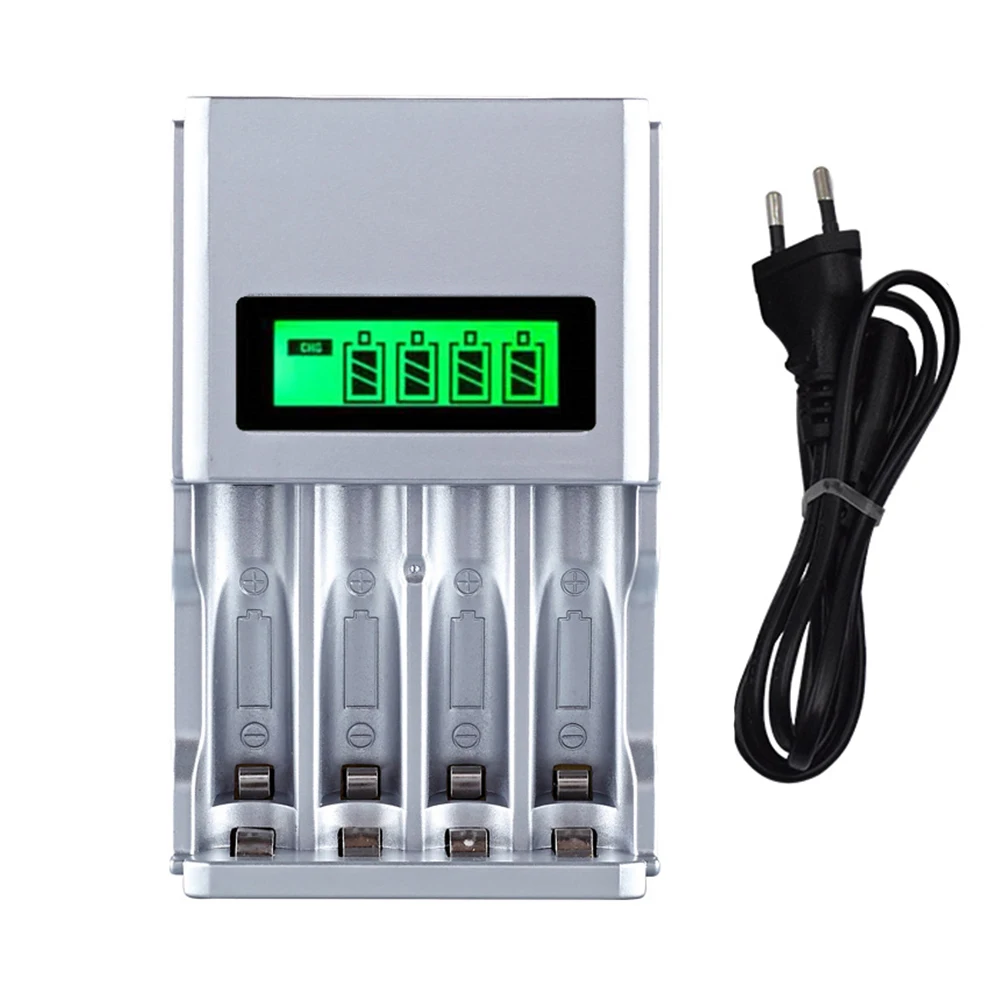Hot Quality 4 Slots Lcd Display Smart Intelligent Battery Charger For ...