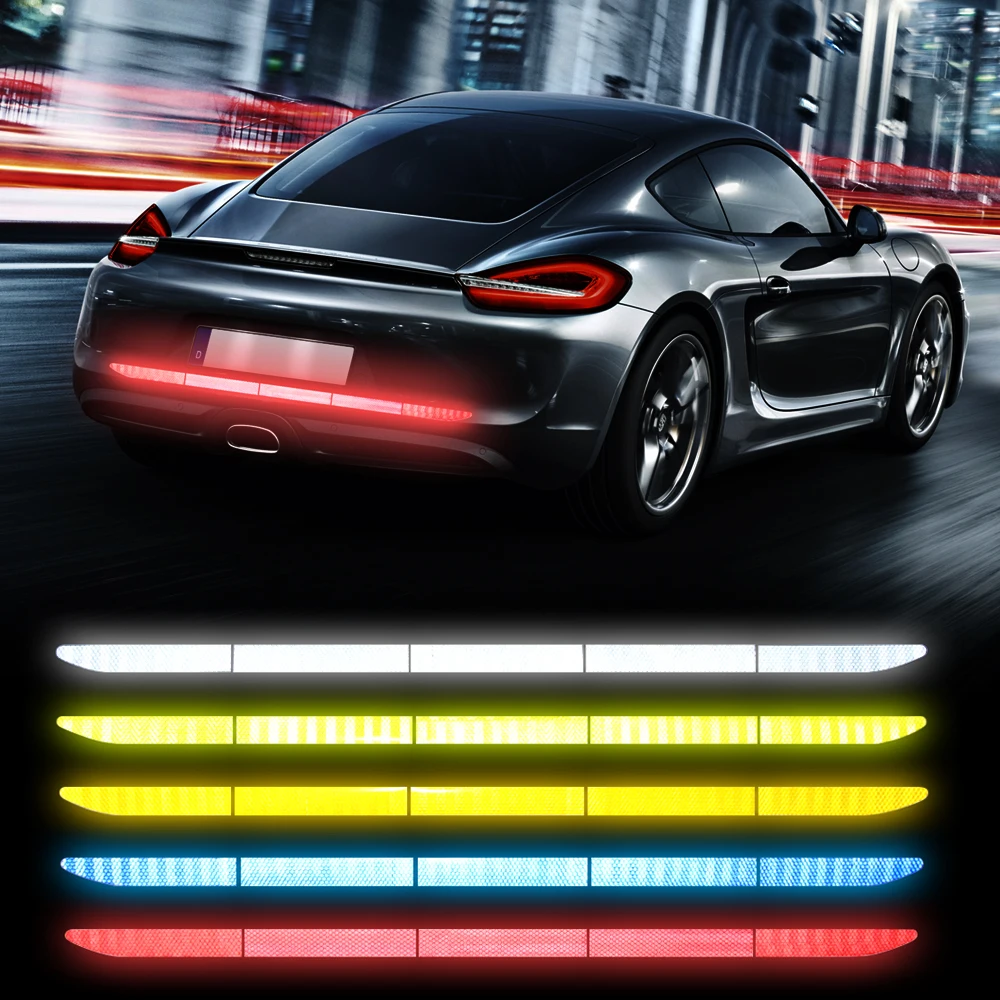 Car-Trunk-Reflector-Sticker-Accessories-Reflective-Tape-For-Toyota-Land ...