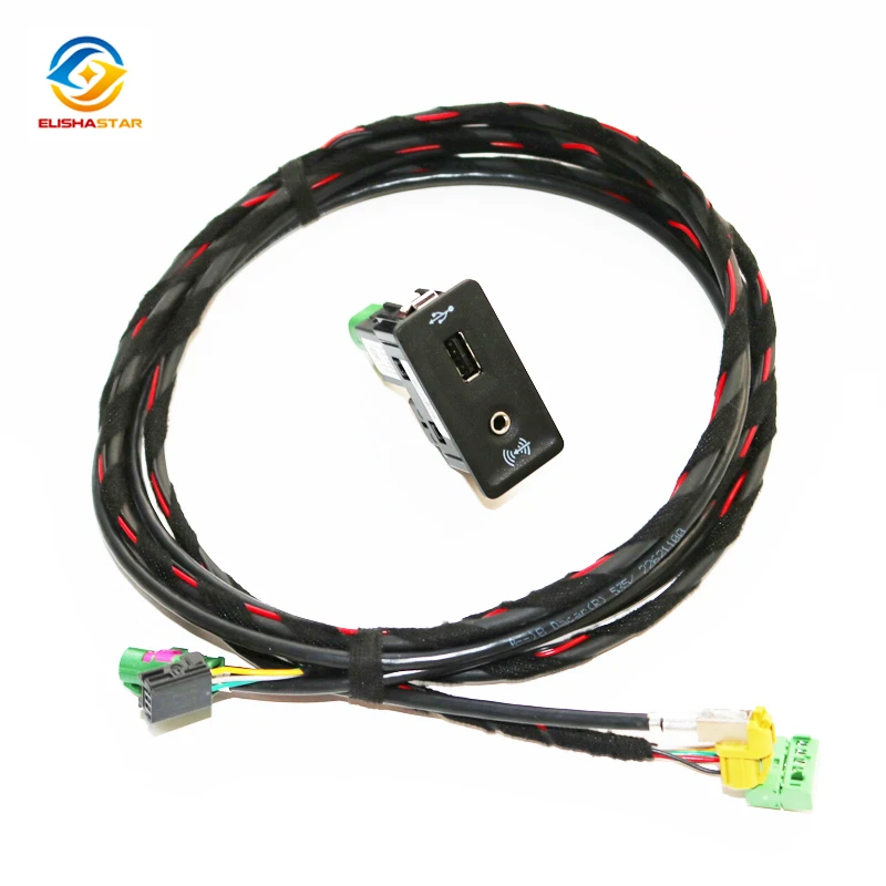 Para vw golf mk7 carplay mídia aux mib2 pro usb ami instalar plugue ...