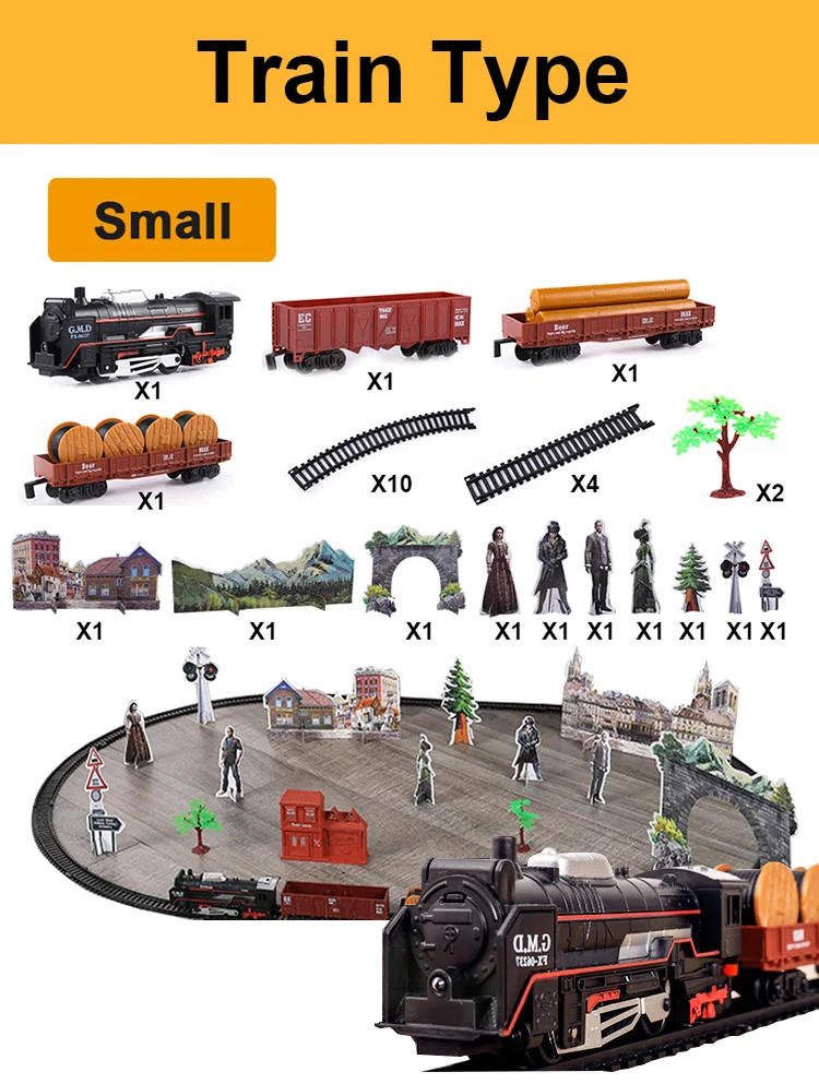 Generic Electric 1:87 Children's Railway Train Toys TraModel Railway ...