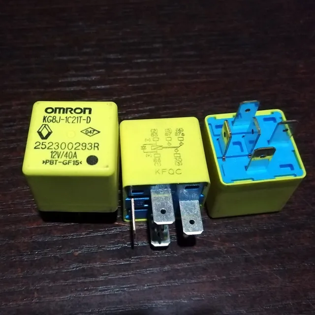 Autó Relé 12V 40A 5P Omron A Renaulthoz – FIXO.hu