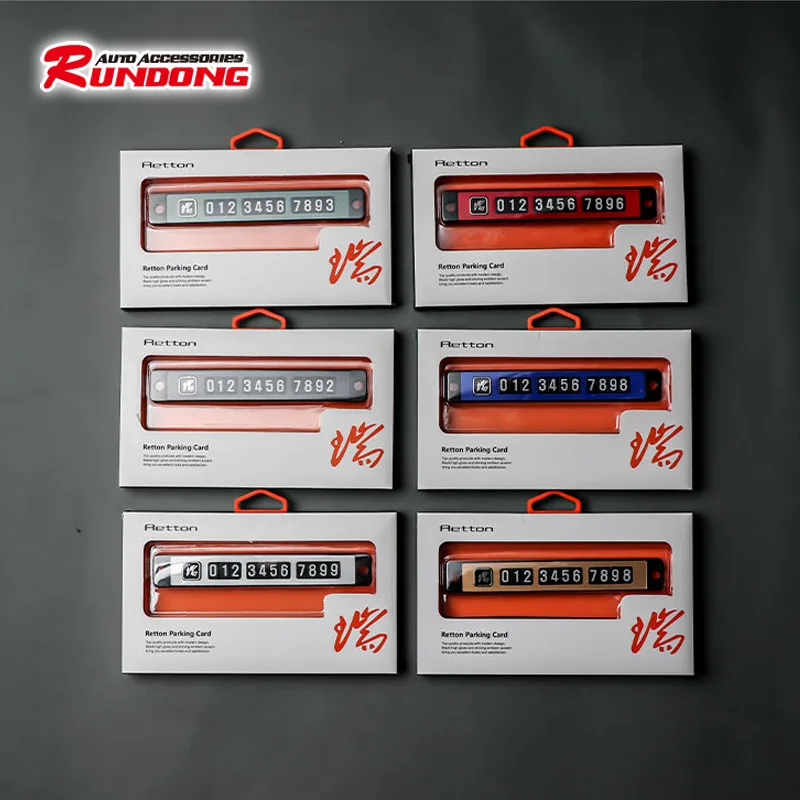 Temporary Parking License Mobile Phone Card Sunscreen Shift Number ...