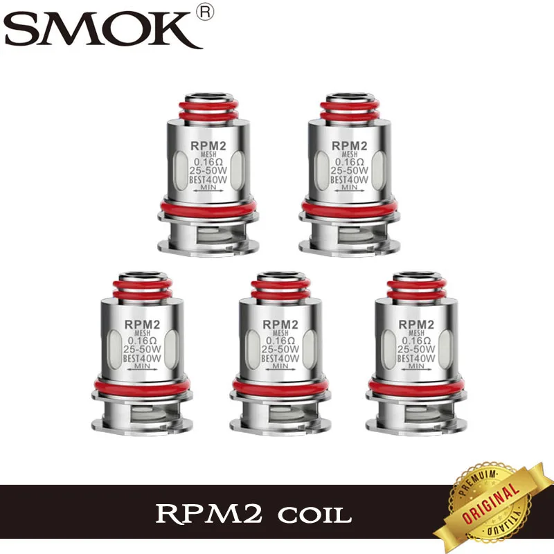 5PCS SMOK RPM2 Coil Mesh 0.16ohm DC 0.6/0.25ohm For SCAR P3 P5/RPM 2 2S ...