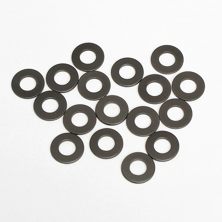 100pcs M3 Graphite Nylon Plastic Washers Ultra-thin Flat Pad Black High ...