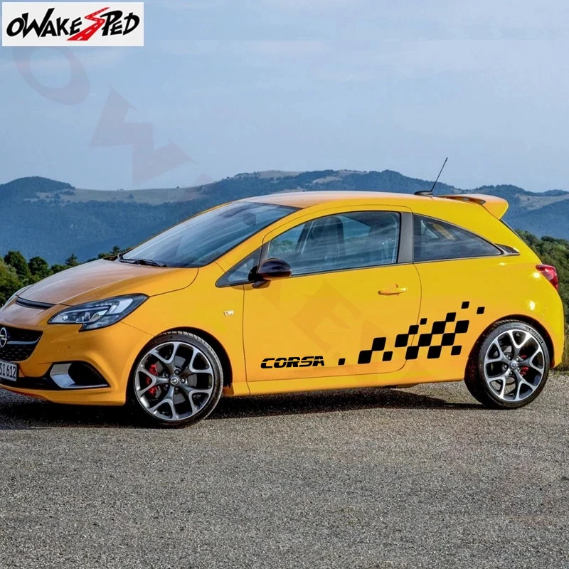 1set-Sport-Styling-Vinyl-Decals-For-Opel-Corsa-OPC-c-e-d-Car-Both-Side ...