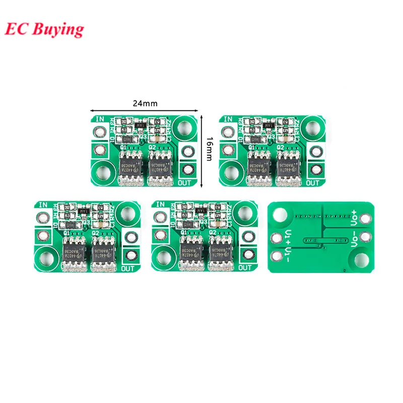5pcs Dc 3-30v Ideal Diode Module Battery Charging Charger Anti Reverse ...