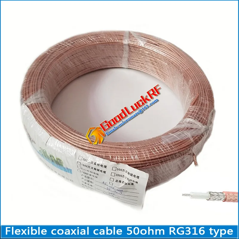 High-quality Flexible coaxial Cable 50ohm M17/113 RG316 type Pigtail ...
