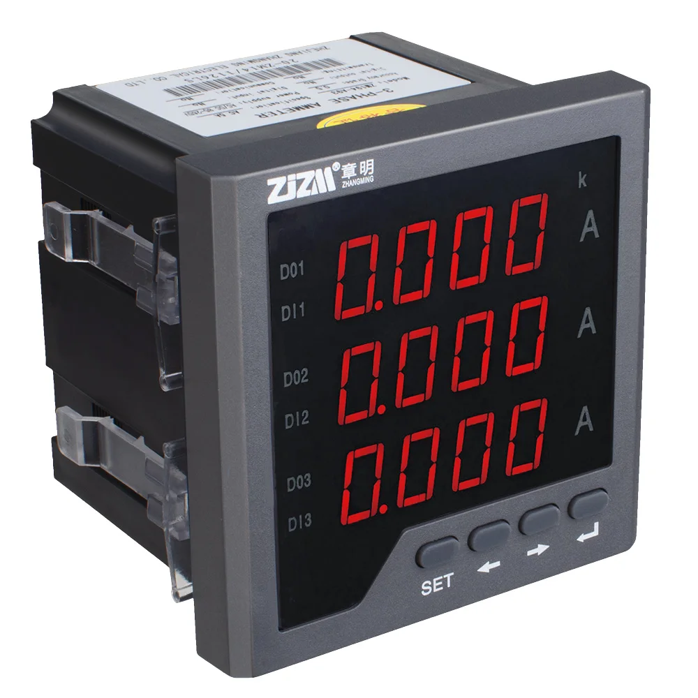Three-phase Ammeter | Current Meter | Ampere Meter - High Quality Ac/dc ...