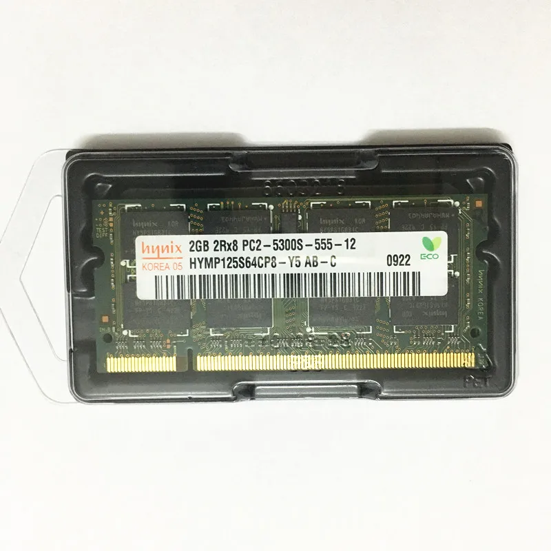 hynix ddr2 rams 2gb 667mhz laptop memory 2GB 2Rx8 PC2-5300S-555-12 DDR2 ...