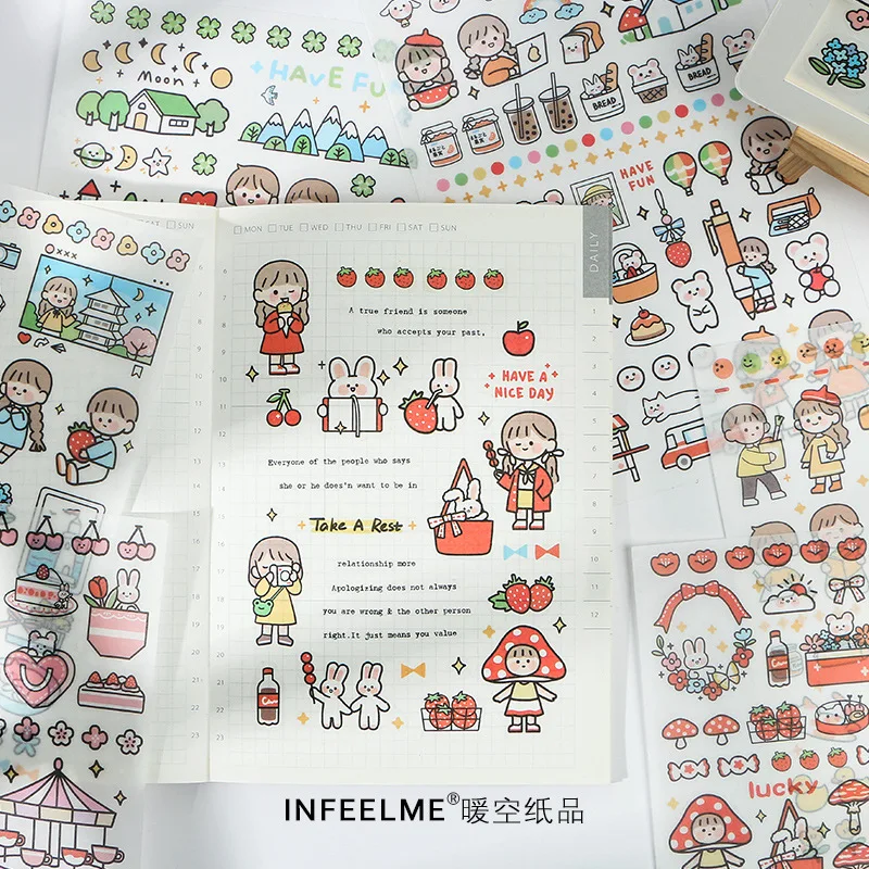 Papercraft Paper, Party & Kids Korean sticker seal Show Me the Life ...