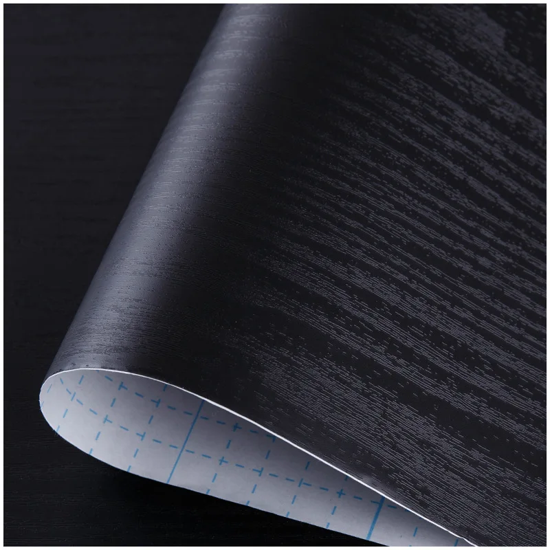 Papier peint,Autocollant décoratif en vinyle,Texture Grain de bois ...