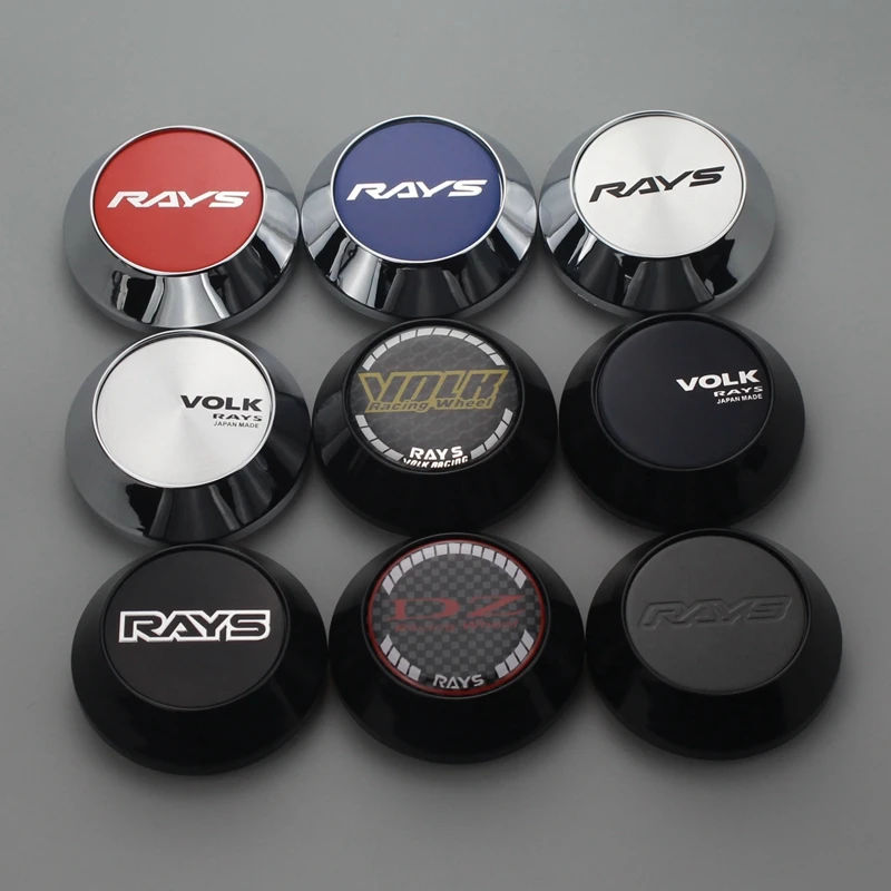 4pcs 2.55 Inch/65mm Caps On Wheels Center Cap Rays Racing Logo Volk ...