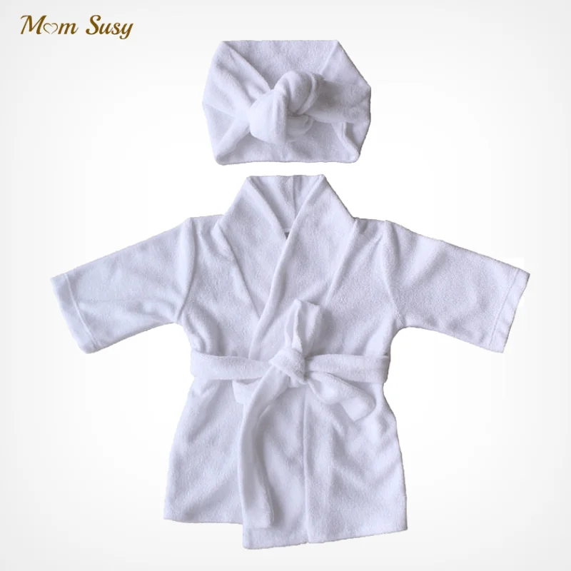 Newborn-Baby-Boy-Girl-Robe-Set-100-Cotton-Toweling-Terry-Infant ...