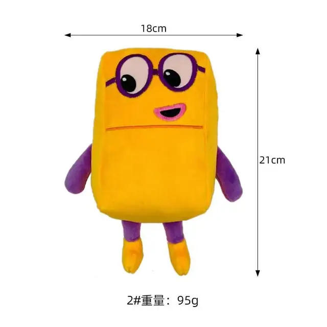 Numberblocks Plush Toys Children Mathematics Enlightenment Animation ...