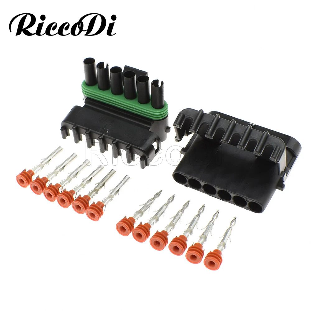 1/5/10/20Sets 6 Pin 12015799 12010975 Weather Pack Adapter Automotive ...
