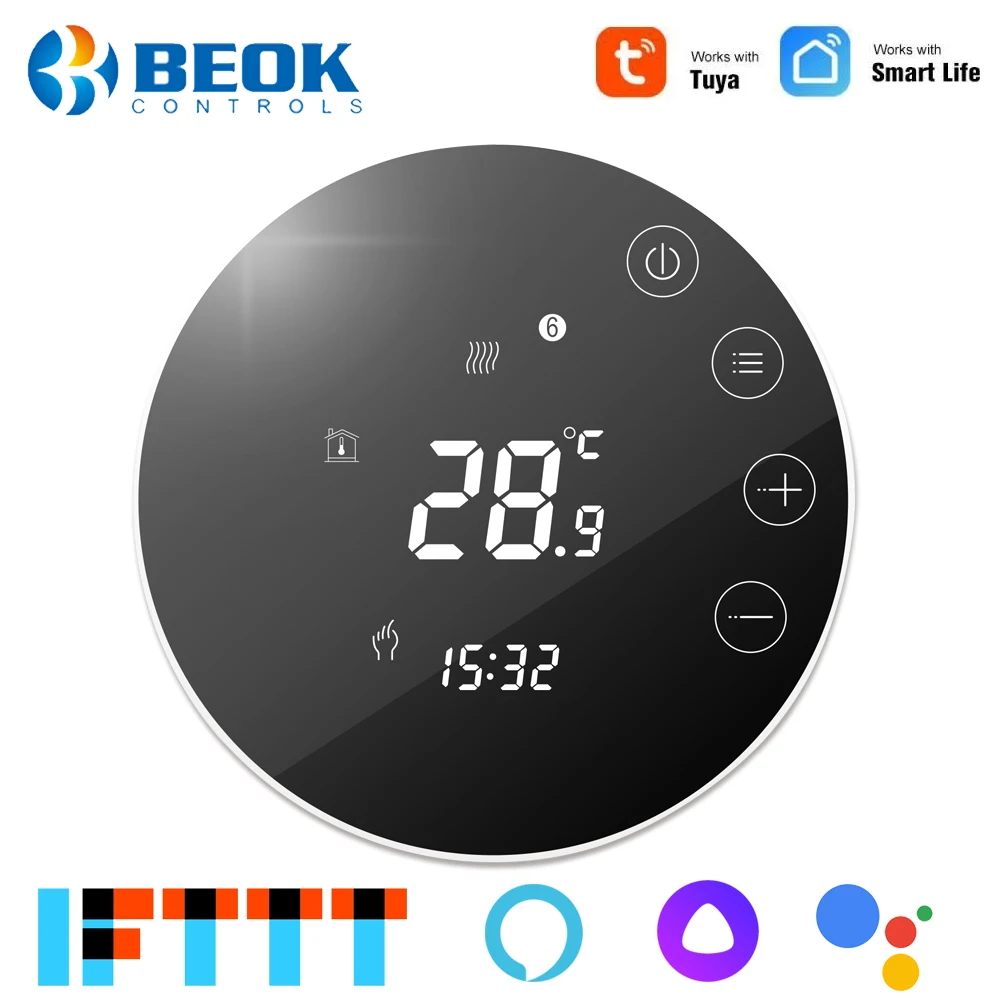 Beok Smart Thermostat Wifi Room Heating Gas Boiler Temperature ...