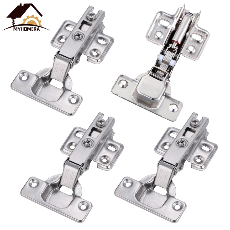 4PCS-Myhomera-C-Serie-Hinge-Stainless-Steel-Hydraulic-Cabinet-Hinges ...