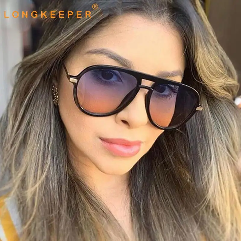 Marca-designer-culos-de-sol-oversized-feminino-vintage-grande-quadro-gradiente-culos-de-sol ...