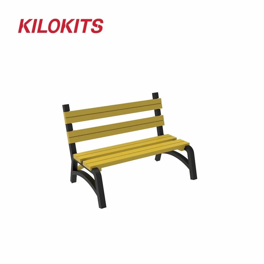 Street Bench Front View