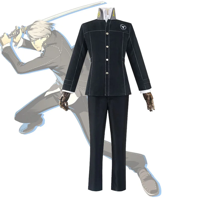 Persona 4 Narukami Yuu Cosplay Costumes Seta Souji Uniform Suits High ...