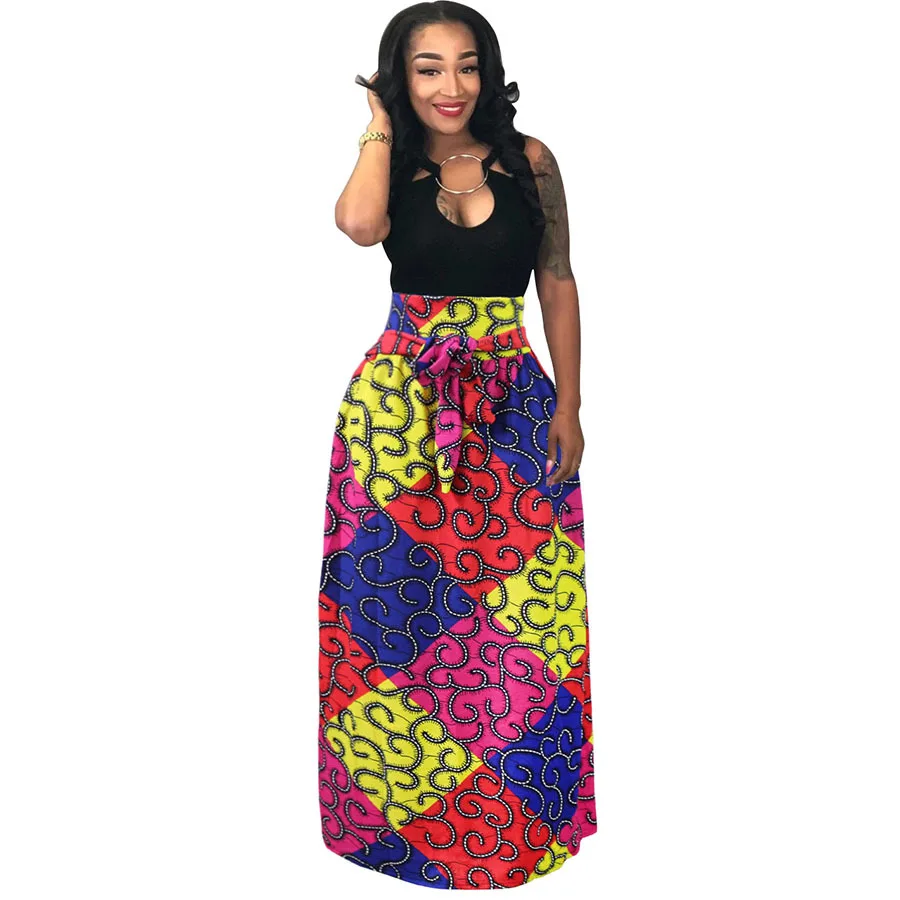 Traditional African Clothes For Women Print African Skirt Plus Size 4XL ...