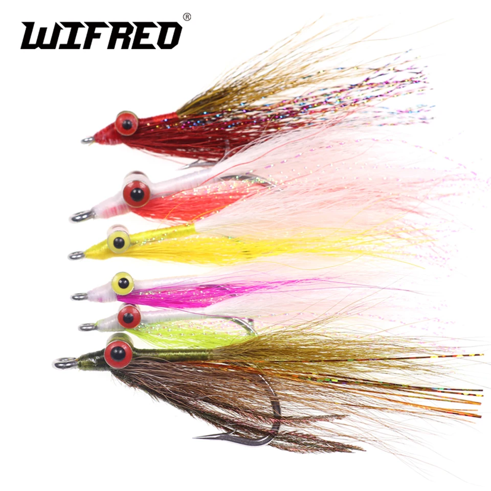 Steelhead Flies 24pcs Assorted Clouser Minnow Streamer Flies Salt Water ...