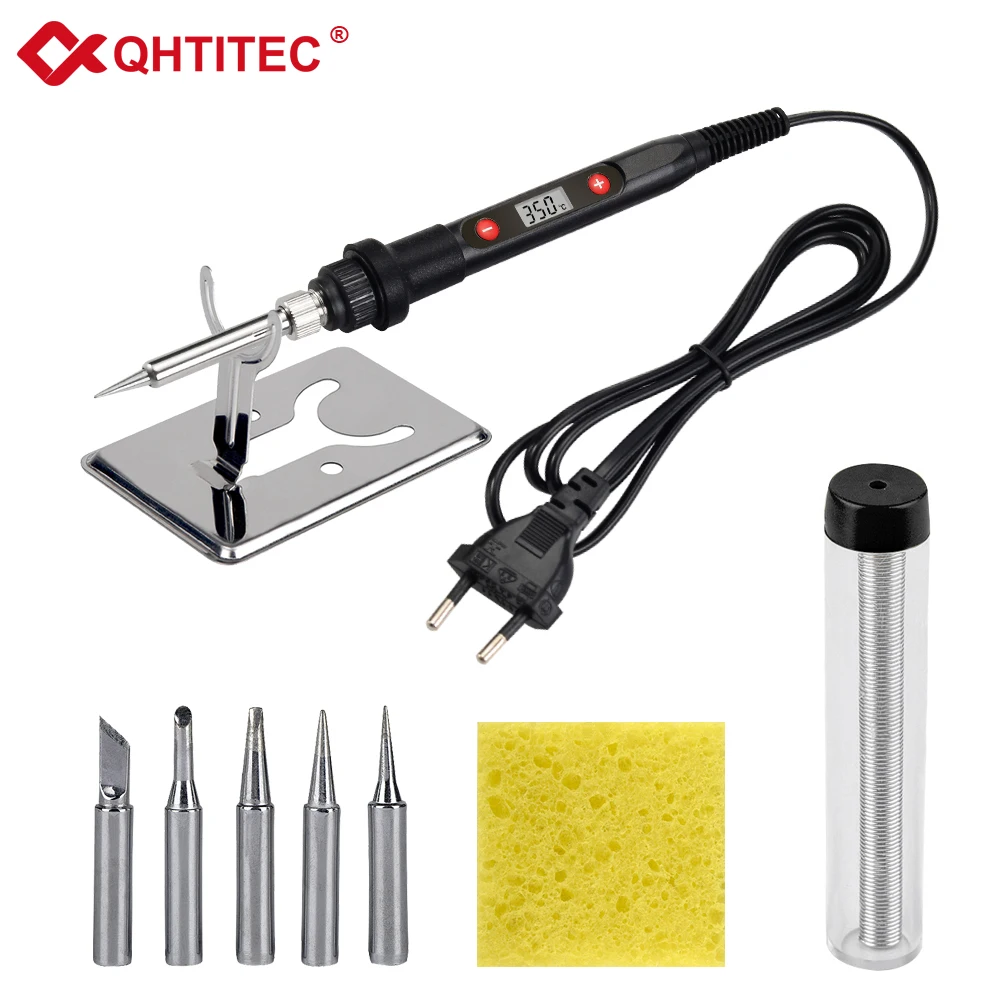 Poste a souder,fer à souder électrique 80W 220V avec affichage numérique LCD,multimètre à ...