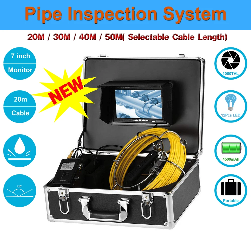 7-Pipe-Endoscope-Sewer-Inspection-System-23mm-Industrial-Pipeline-Drain ...