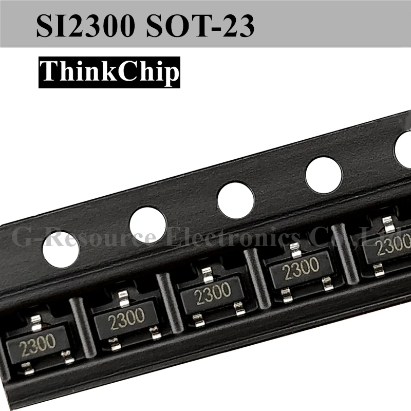 (100 PCS) SI2300 2300 SOT 23 SMD ทรานซิสเตอร์ MOSFET N Channel 3.6A 30V ...
